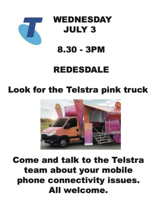 Telstra Pink Truck – Redesdale